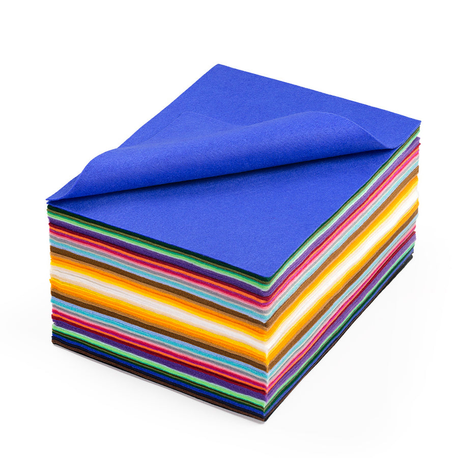 Acrylic Craft Felt Assorted Sheets - 9" Wide x 12" Long – thefeltstore.com